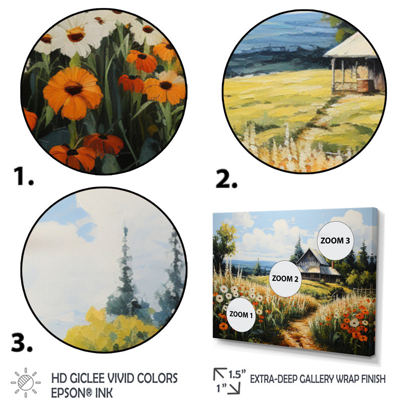 Winston Porter Farmhouse Seasons Pointillism III 3 Pieces | Wayfair